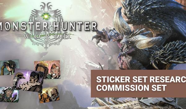 Buy Cheap💲 Monster Hunter World Sticker Set Research Commission Set (PC ...